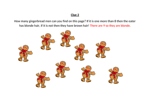 World Maths Day 'Murder' Mystery - Who ate the Gingerbread Man ...