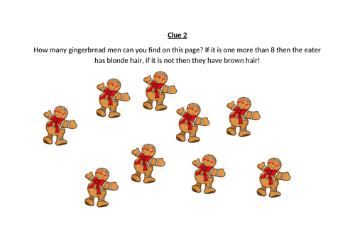 World Maths Day 'Murder' Mystery - Who ate the Gingerbread Man ...