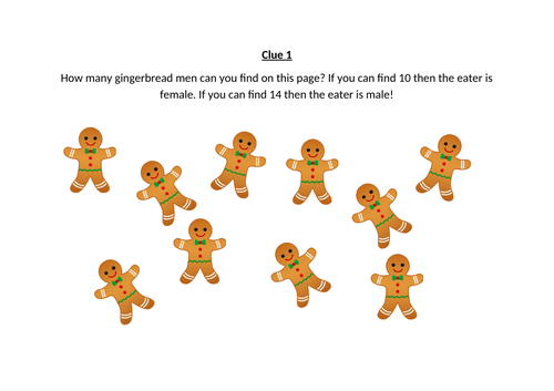 World Maths Day 'Murder' Mystery - Who ate the Gingerbread Man ...