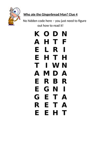 World Maths Day 'Murder' Mystery - Who ate the Gingerbread Man ...