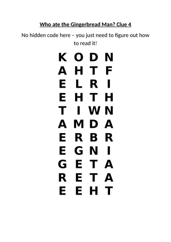 World Maths Day 'Murder' Mystery - Who ate the Gingerbread Man ...