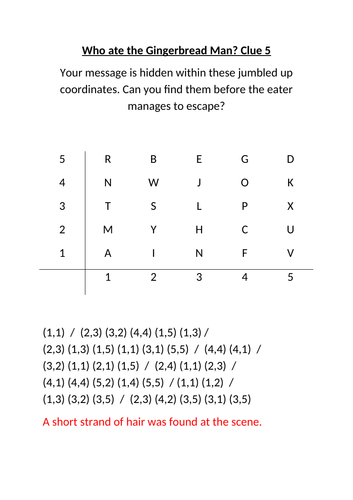 World Maths Day 'Murder' Mystery - Who ate the Gingerbread Man ...