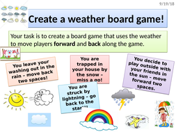 Weather and climate board game | Teaching Resources