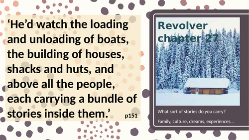 Revolver, by Marcus Sedgwick: chapter 27-30, guided reading and writing ...