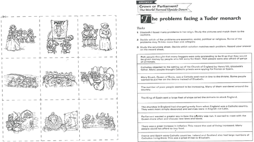 Challenges and Opposition to the Rule of Elizabeth I | Teaching Resources