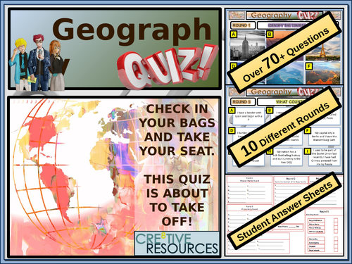 End of Year Geography Quiz | Teaching Resources
