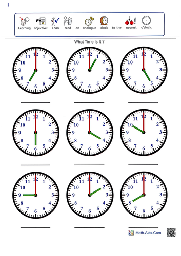 Selection of time work sheets SEN & Mainstream | Teaching Resources