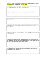 EYFS Parent Questionnaire | Teaching Resources