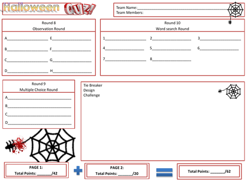Halloween Quiz 2024 | Teaching Resources