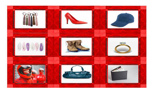 Clothing and Fashion Legal Size Photo Card Game | Teaching Resources