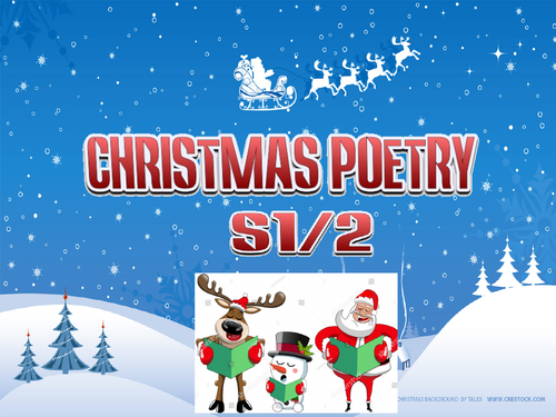 Christmas Poetry Mini Unit/ Competition | Teaching Resources