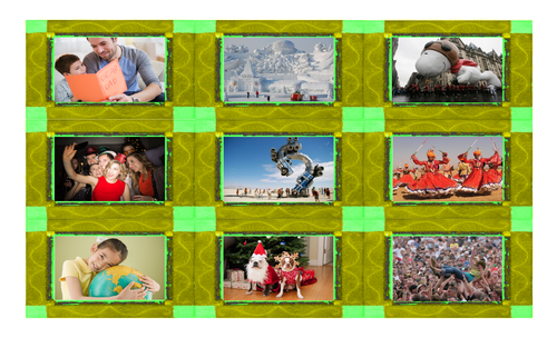 Holidays and Festivals Around the World Legal Size Photo Card Game ...