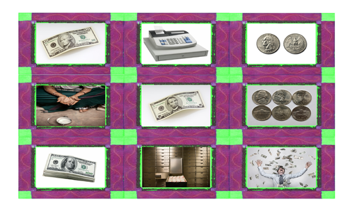 Money and Banking Legal Size Photo Card Game | Teaching Resources