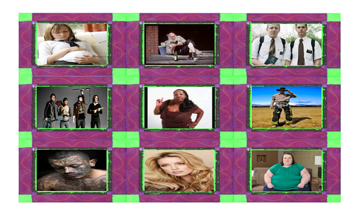 Stereotypes Legal Size Photo Card Game | Teaching Resources