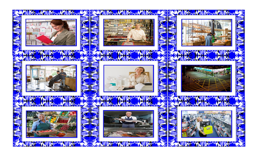 Stores and Shops Legal Size Photo Card Game | Teaching Resources