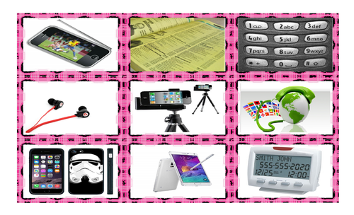 Telephones Legal Size Photo Card Game | Teaching Resources