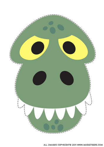 Printable Dinosaur Masks | Teaching Resources