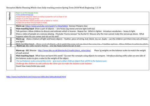 Spring 2 - Lesson Plans for Maths Mastery in the Early Years | Teaching ...