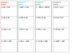 Maths starter Year 6 | Teaching Resources