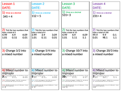 Maths starter Year 6 | Teaching Resources