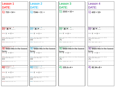 Maths starter Year 6 | Teaching Resources