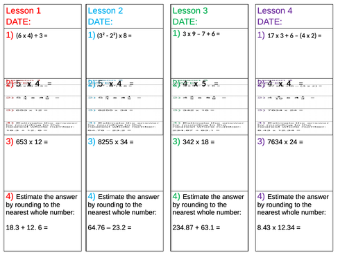 Maths starter Year 6 | Teaching Resources