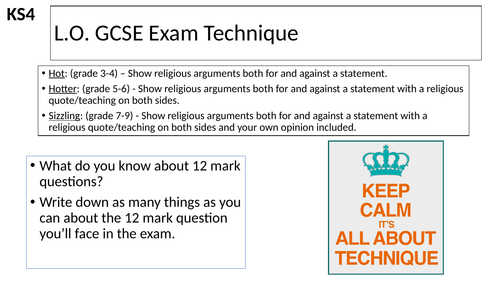 AQA GCSE Religious Education 12 Mark Question Lesson on Euthanasia ...