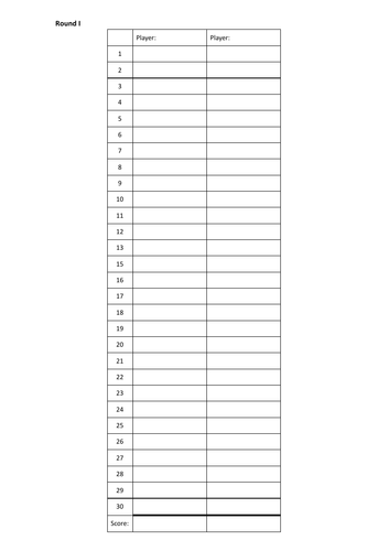 Rock Paper Scissors with a Twist | Teaching Resources