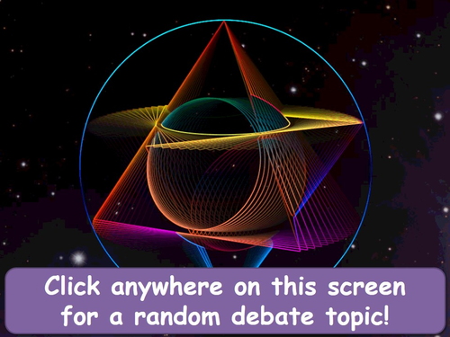 The Science Debate Generator (GCSE KS4, Science, Chemistry, Physics ...