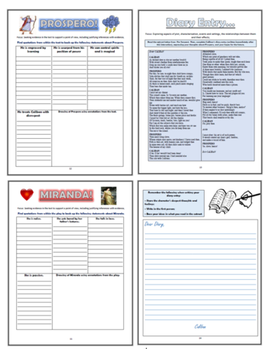 The Tempest Comprehension Activities Booklet! | Teaching Resources