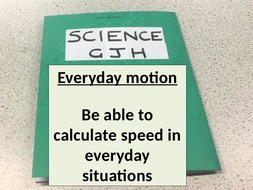 Everyday motion | Teaching Resources