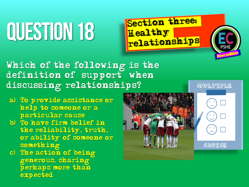 RSE PSHE Assessment | Teaching Resources