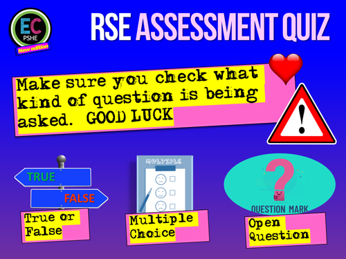 RSE PSHE Assessment | Teaching Resources