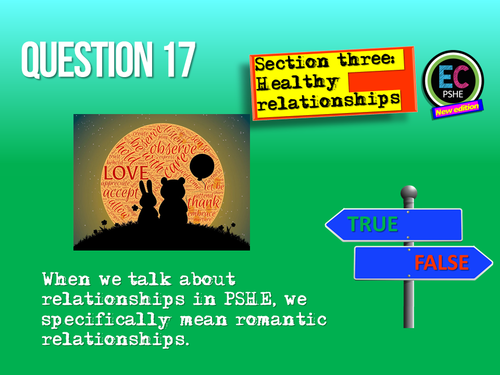 RSE PSHE Assessment | Teaching Resources