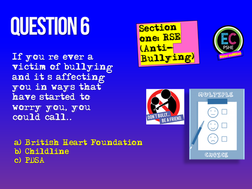 RSE PSHE Assessment | Teaching Resources