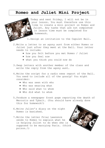 Romeo and Juliet - 68 slides from act 5. | Teaching Resources