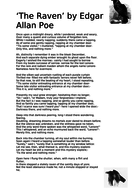 The Raven, Edgar Allan Poe. Scheme of Work. Perfect for Halloween! KS3 ...