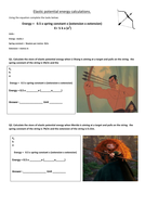Elastic energy Outstanding lesson | Teaching Resources