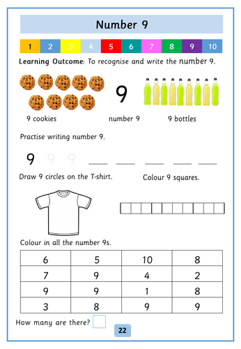 Entry Level 1 Maths - Number Recognition - Counting to 10 | Teaching ...