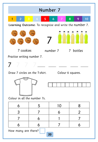 Entry Level 1 Maths - Number Recognition - Counting to 10 | Teaching ...
