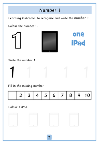Entry Level 1 Maths - Number Recognition - Counting to 10 | Teaching ...