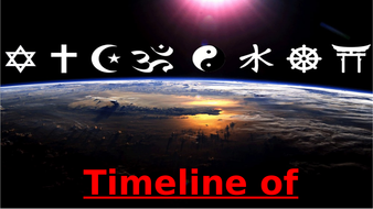 Timeline of Religions Display | Teaching Resources