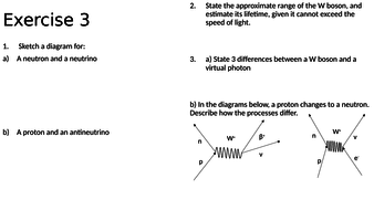 A Level Physics Matter and Radiation 4 : Particle Interactions ...