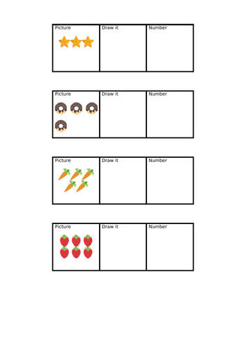 WRH - Year 1 - Number: Place Value - Representing Objects | Teaching Resources