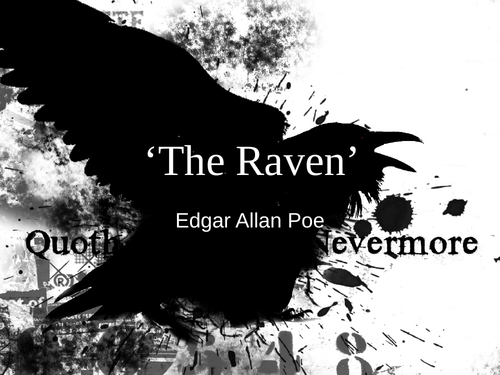 The Raven by Edgar Allan Poe SoW (Critical Essay) BGE/ National 5/ GCSE ...