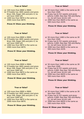 Year 4 - Adding and subtracting 1s, 10s, 100s and 1000s | Teaching ... Year 4 - Adding and subtracting 1s, 10s, 100s and 1000s | Teaching ...