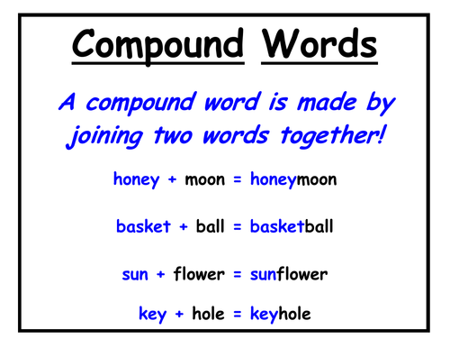 Word Building & Compound Words | Teaching Resources