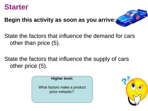 Economics Supply and Demand Review Lesson | Teaching Resources