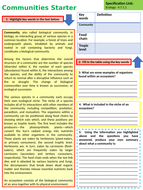 AQA GCSE Biology (Science) Ecology: Communities Lesson | Teaching Resources