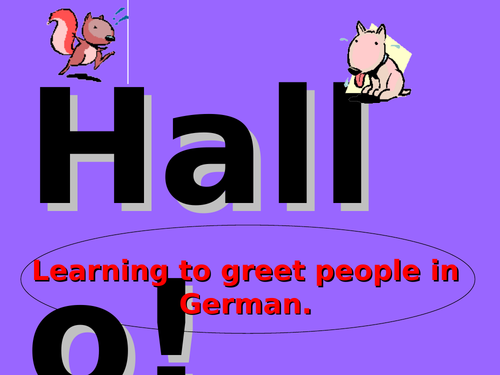 Greetings in German (beginners) | Teaching Resources